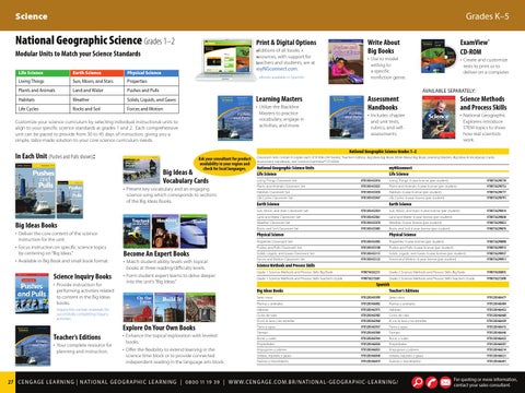 Cengage Learning | National Geographic Learning PreK-12 Catalog 2015-16 ...