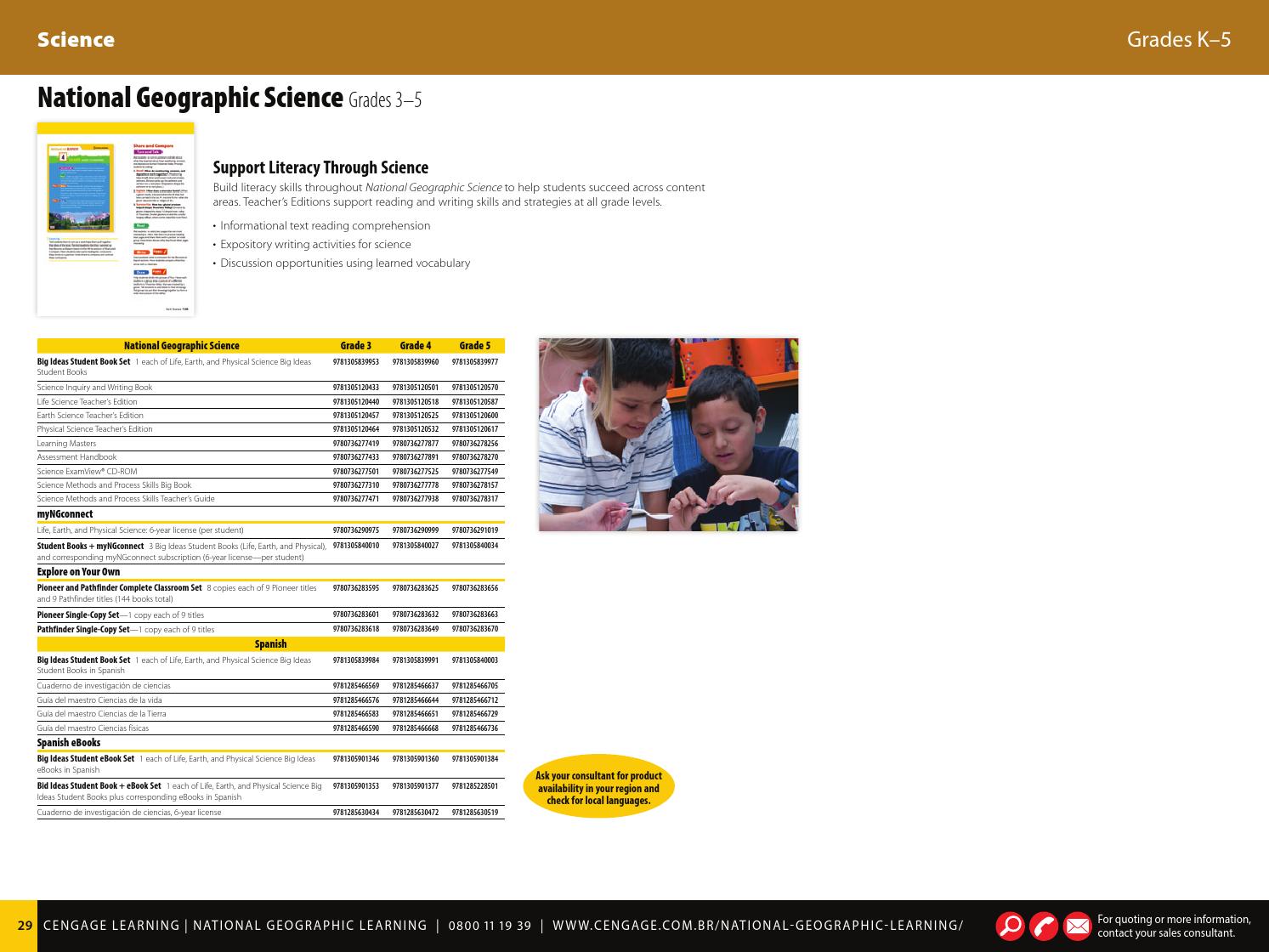 Cengage Learning | National Geographic Learning PreK-12 Catalog 2015-16 ...