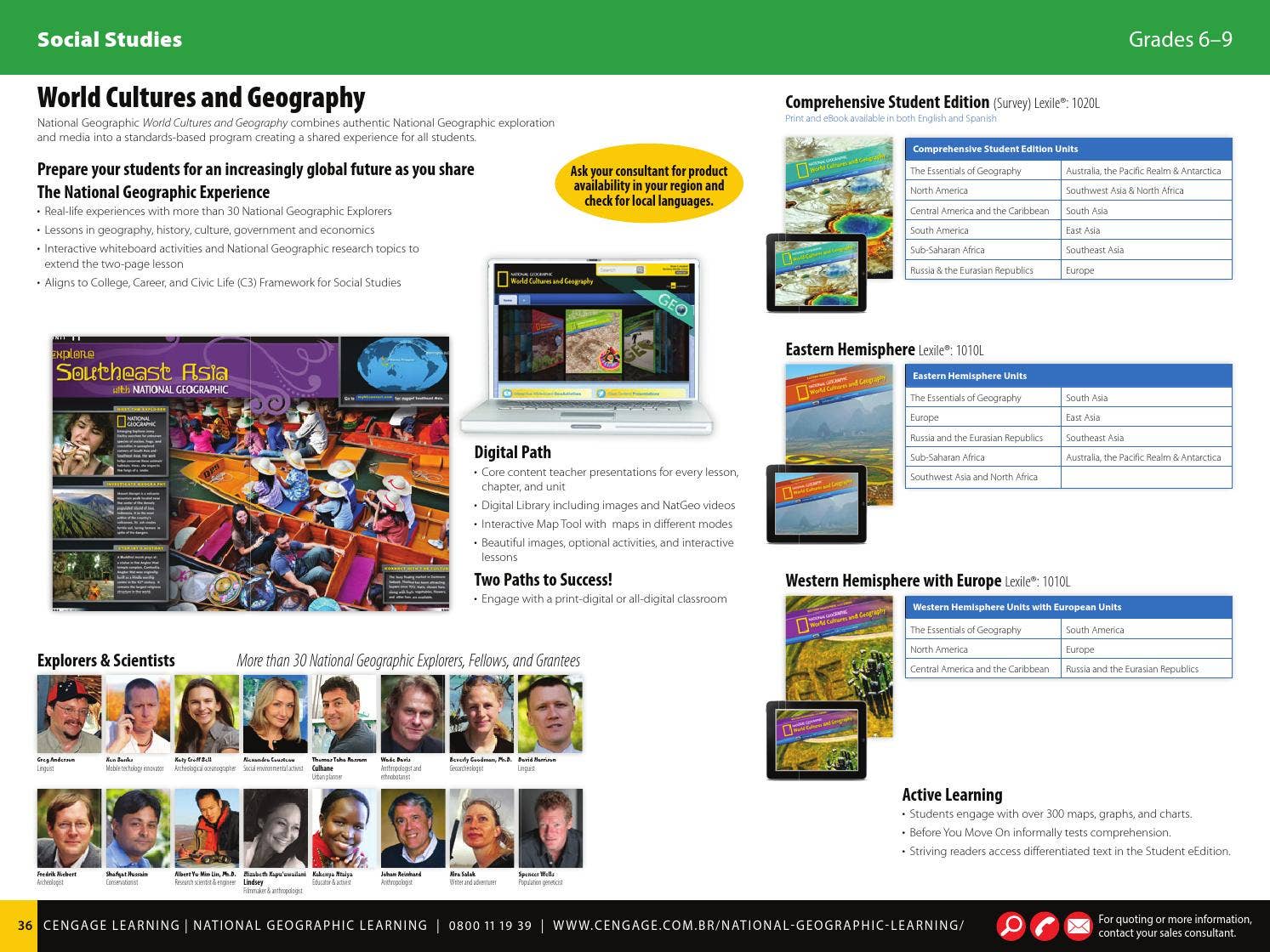Cengage Learning | National Geographic Learning PreK-12 Catalog 2015-16 ...
