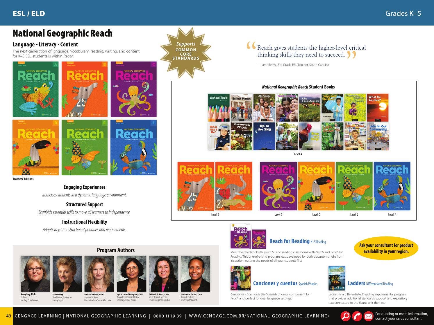 Cengage Learning | National Geographic Learning PreK-12 Catalog 2015-16 ...