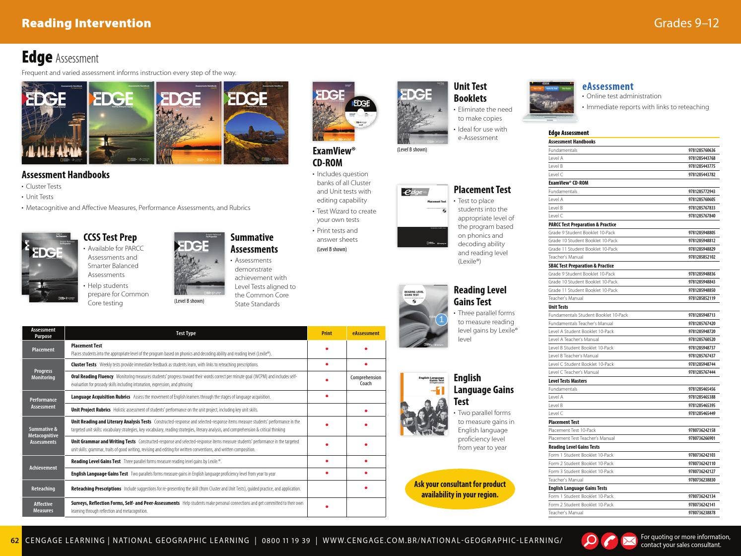 Cengage Learning | National Geographic Learning PreK-12 Catalog 2015-16 ...