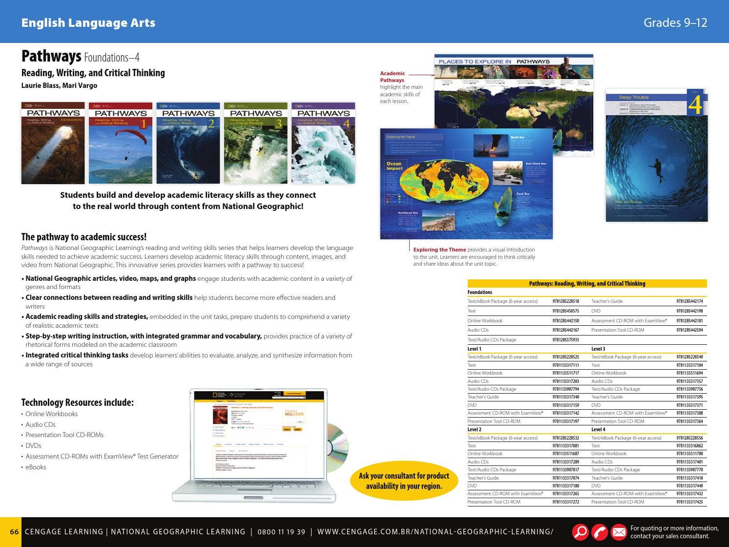 Cengage Learning | National Geographic Learning PreK-12 Catalog 2015-16 ...