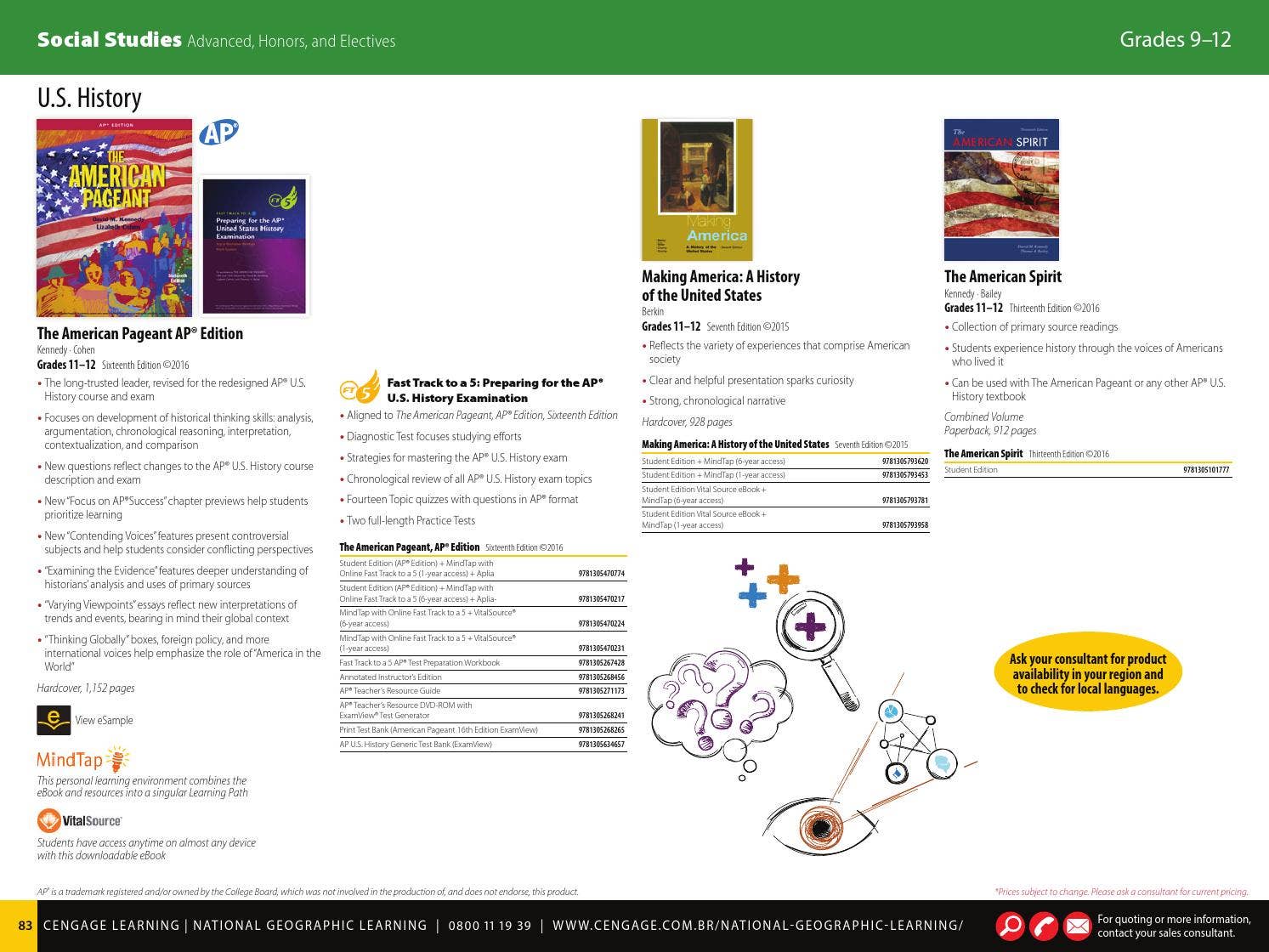 Cengage Learning | National Geographic Learning PreK-12 Catalog 2015-16 ...