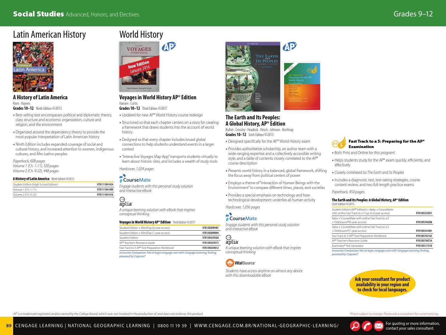 Cengage Learning | National Geographic Learning PreK-12 Catalog 2015-16 ...