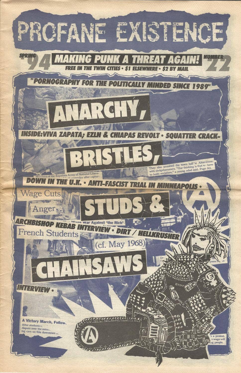 Profane Existence, No. 22, Spring 1994 by Arm The Spirit - Issuu
