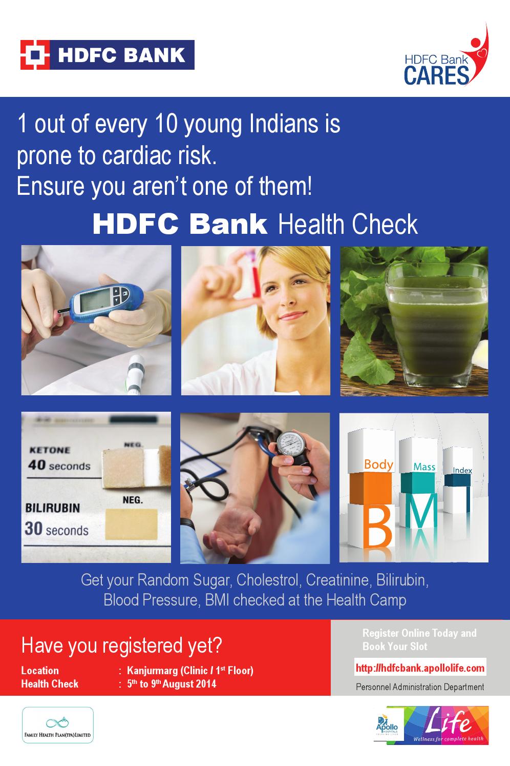 Hdfc health check poster by Shibu Sam - Issuu