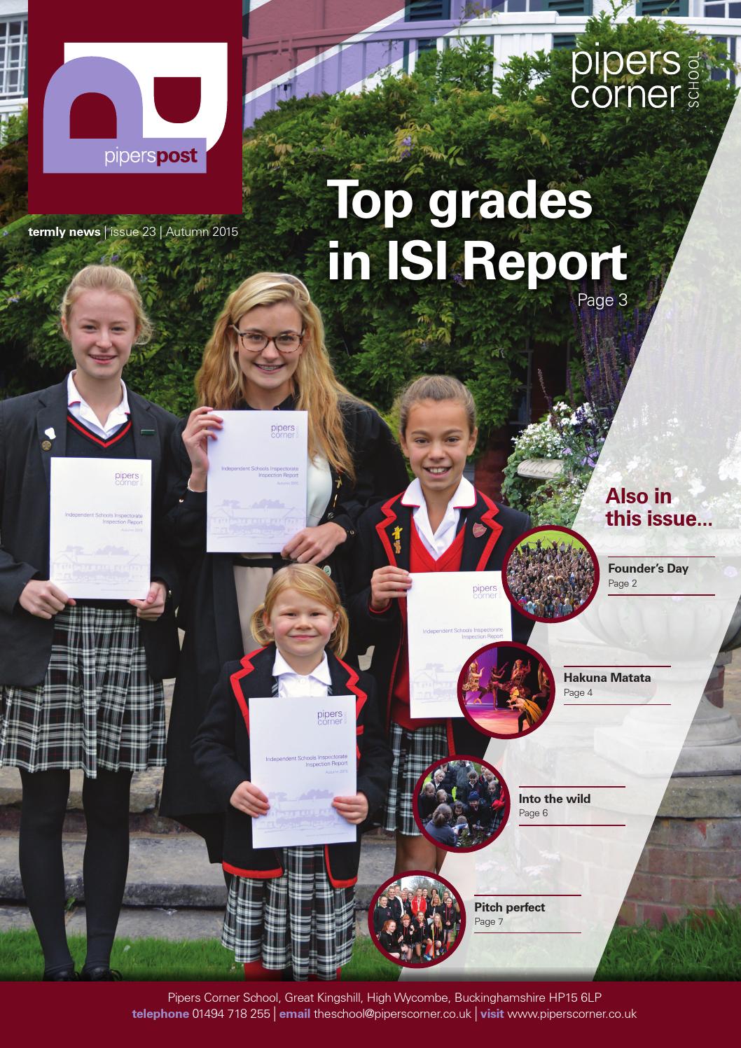 Pipers Post | Autumn 2015 by Pipers Corner School - Issuu