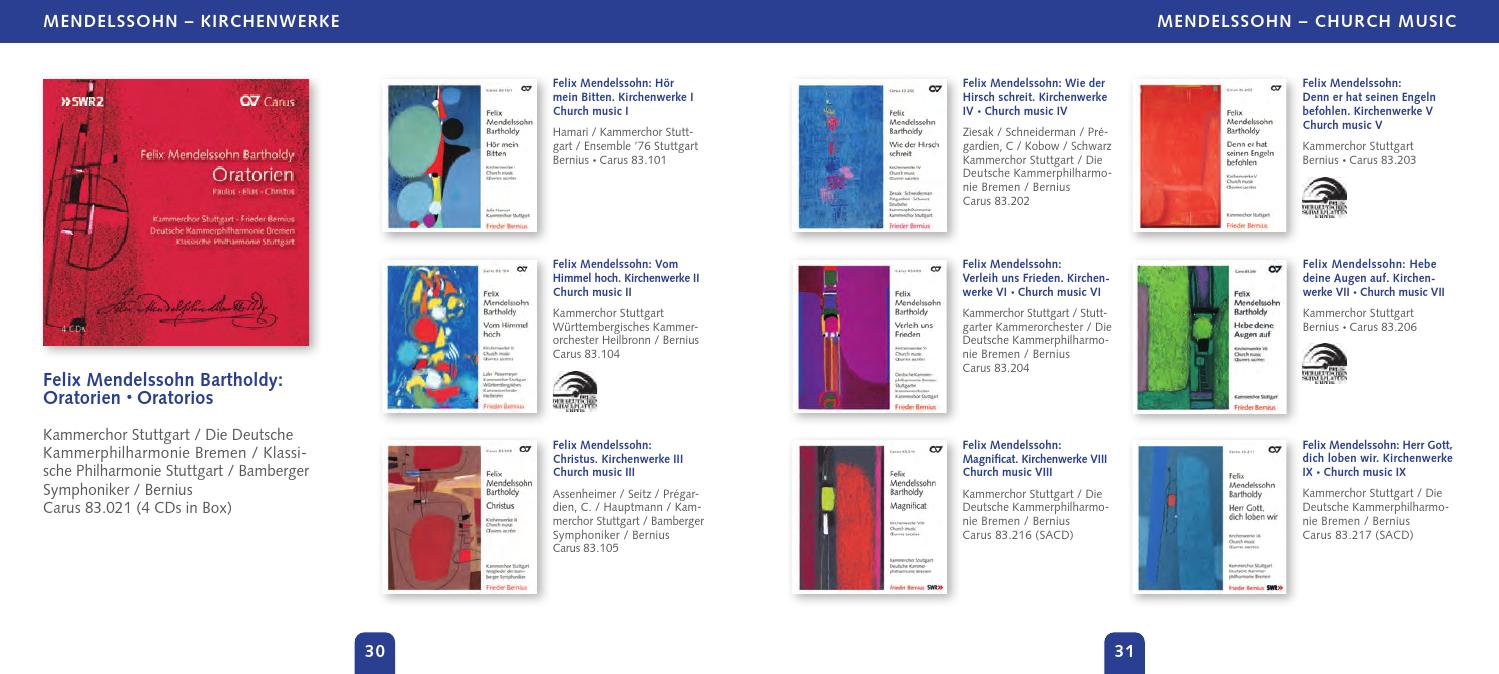 Carus CD-Katalog 2015/16 by Carus-Verlag GmbH & Co KG - Issuu