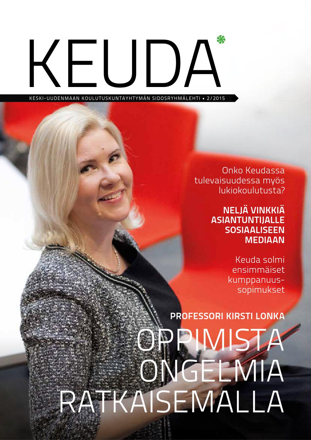 Keuda-lehti 2/2015 by Keski-Uudenmaan koulutuskuntayhtymä Keuda - Issuu