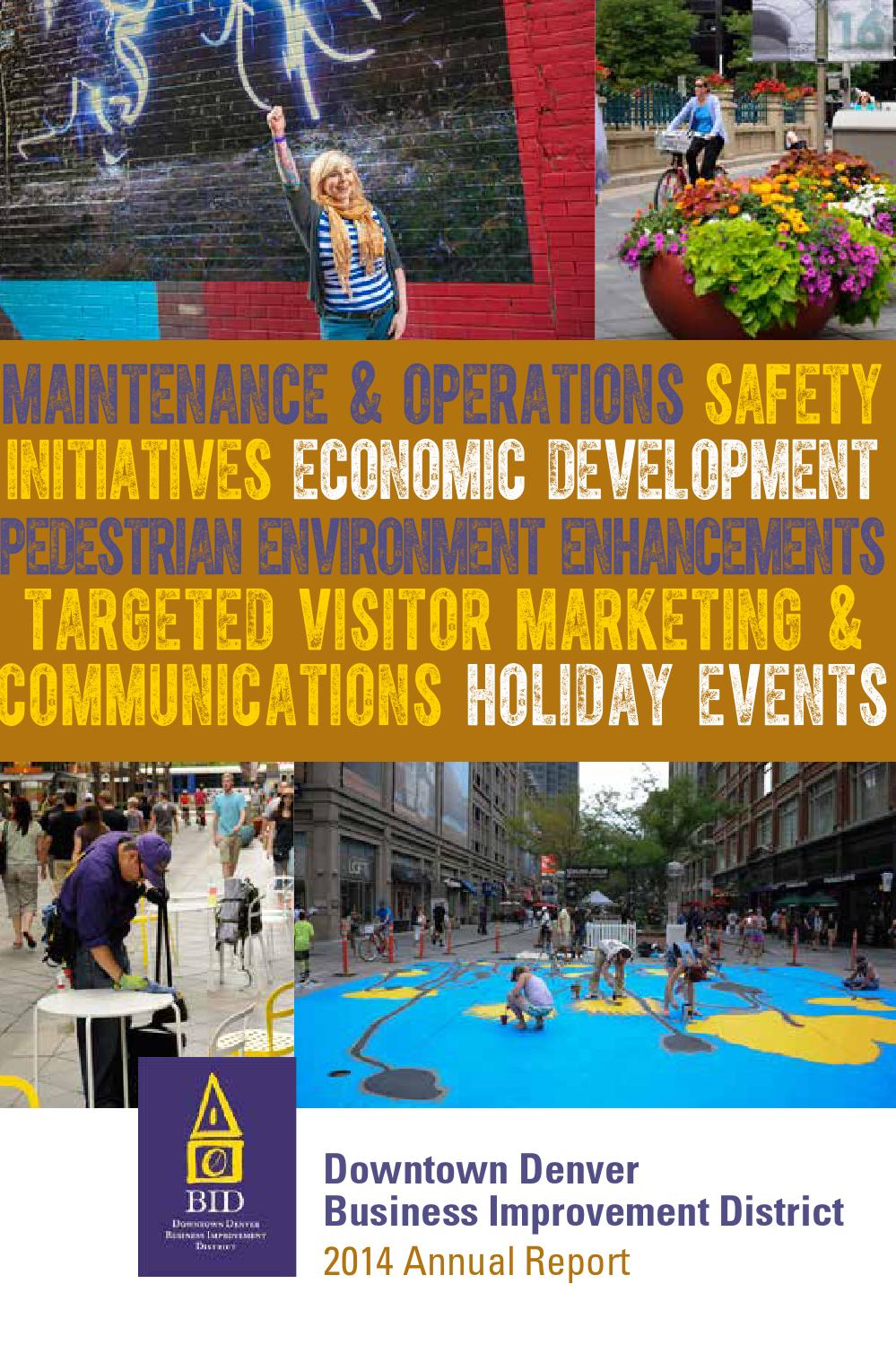 2014 Downtown Denver Business Improvement District Annual Report by ...