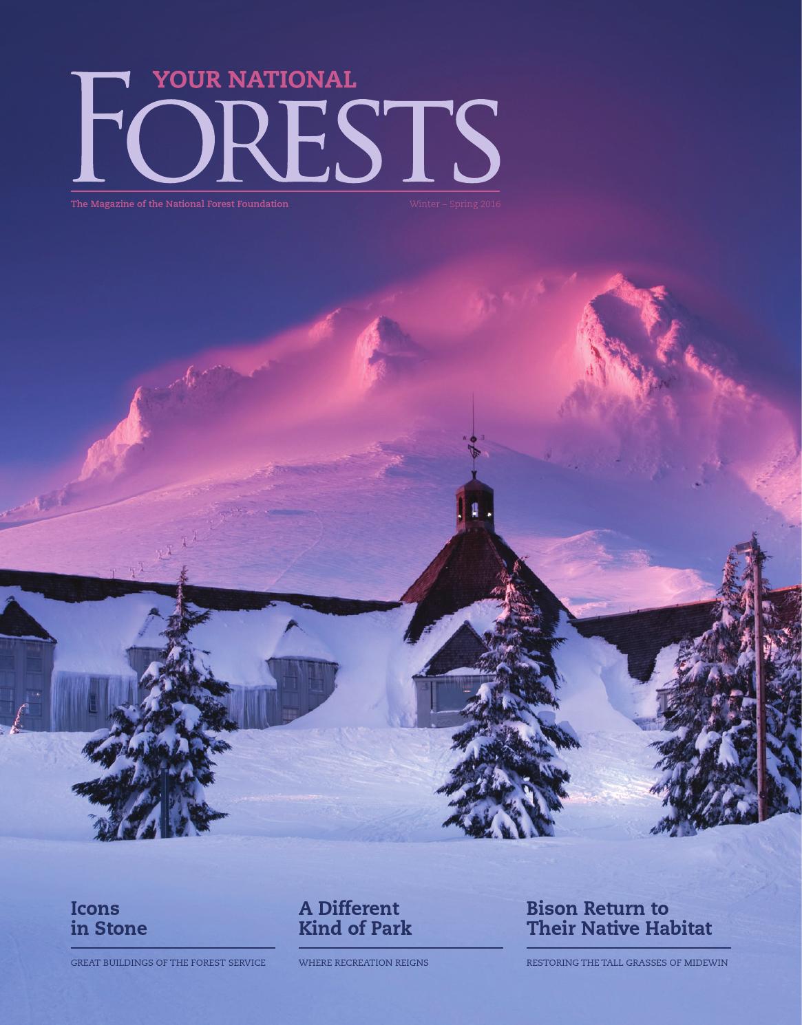 Your National Forests Winter/Spring 2016 by National Forest Foundation ...