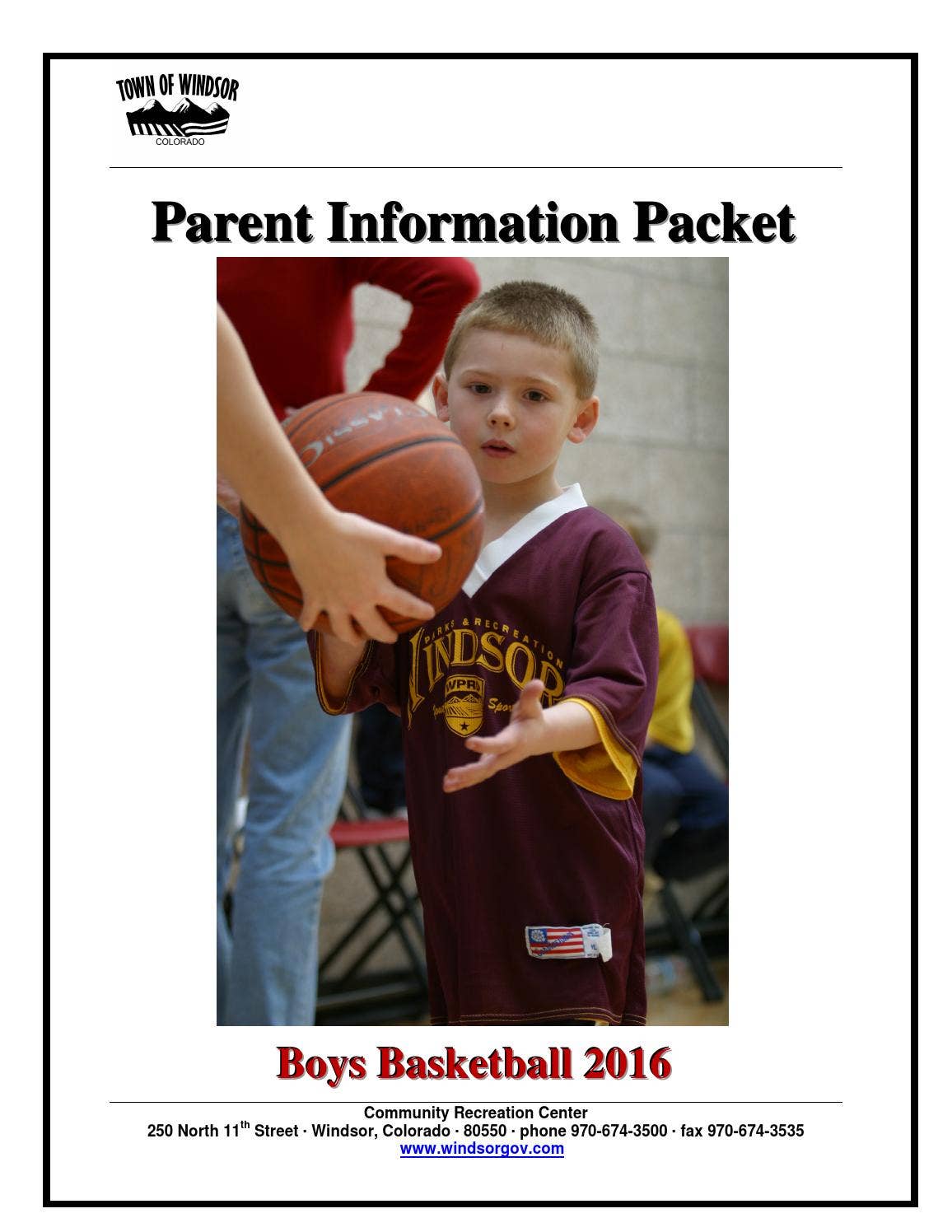 Parent Packet Boys Basketball by Town of Windsor - Issuu