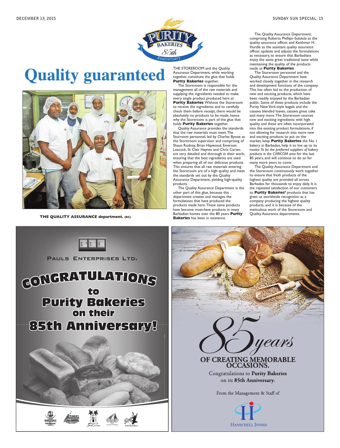 Purity Bakeries 50th Anniversary by Nation Publishing Co. Limited - Issuu