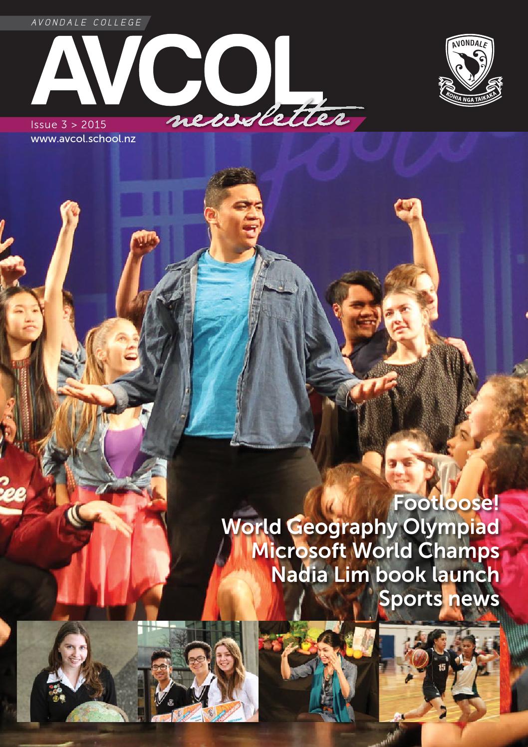 Avcol Issue 3 2015 by Avondale College NZ - Issuu