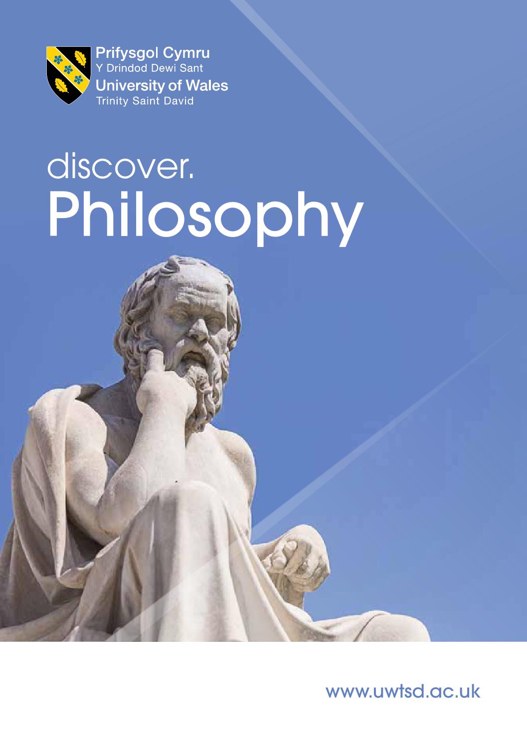 Philosophy booklet by University of Wales Trinity Saint David - Issuu