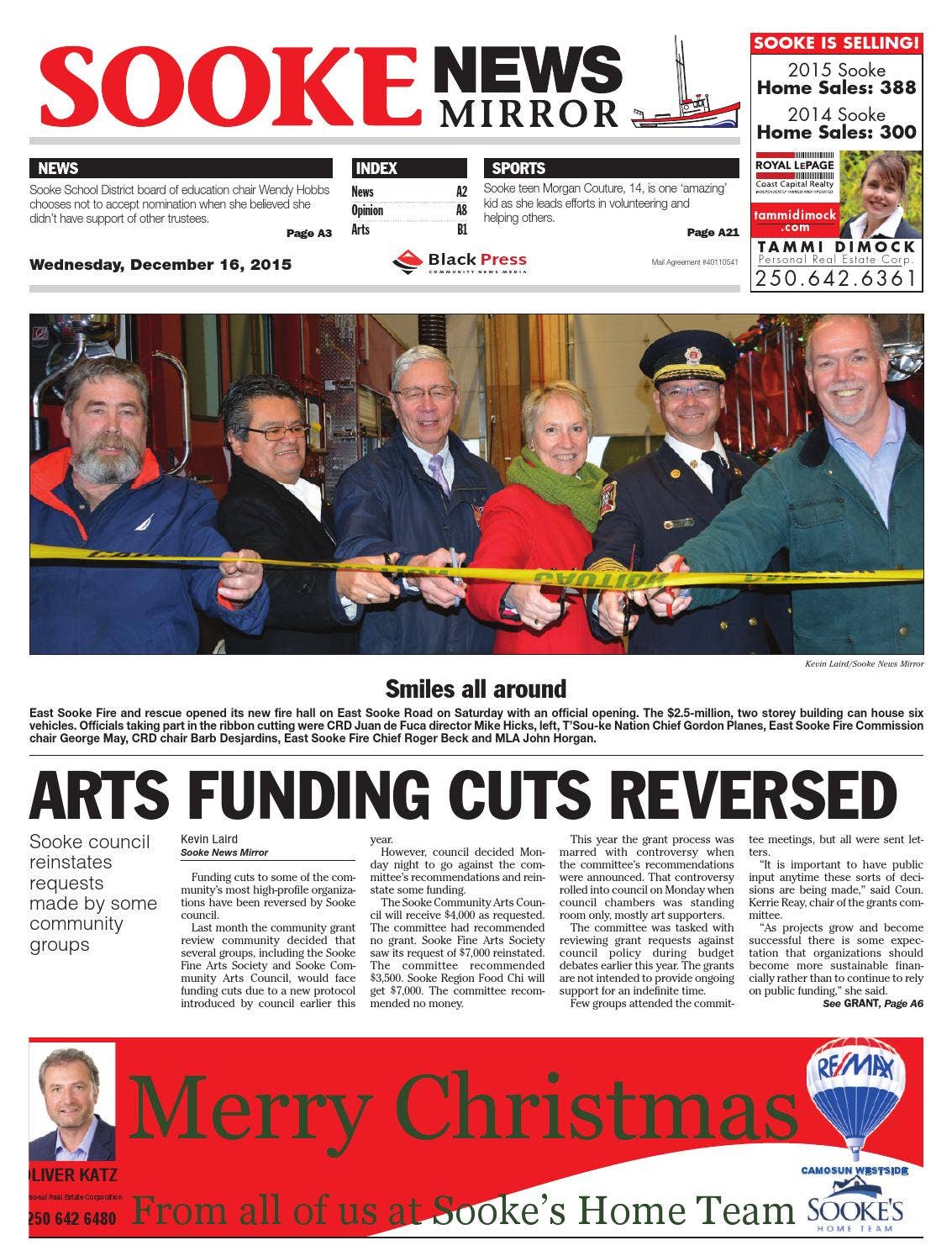 Sooke News Mirror, December 16, 2015 by Black Press Media Group - Issuu