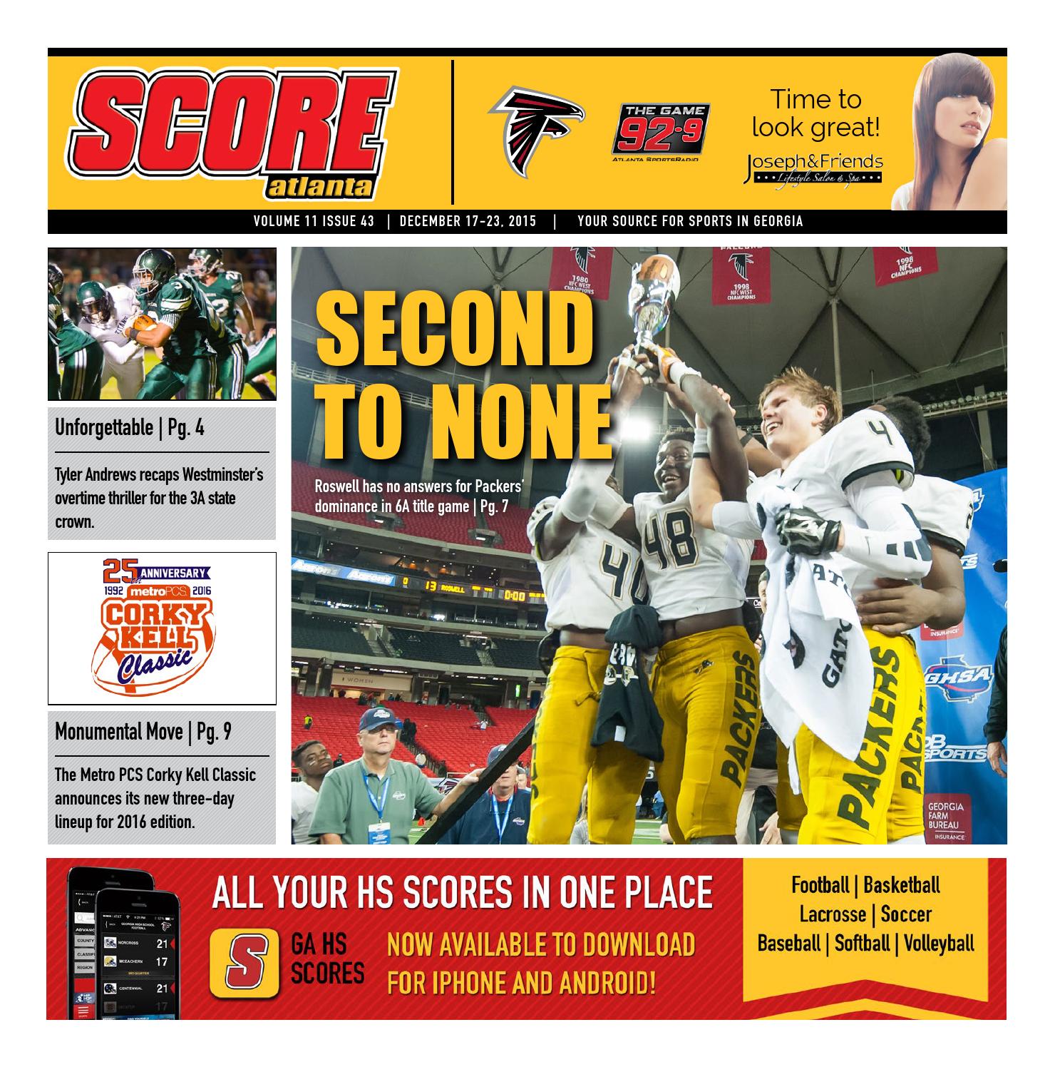 Score Atlanta Vol. 11 Issue 43 by Score Atlanta - Issuu