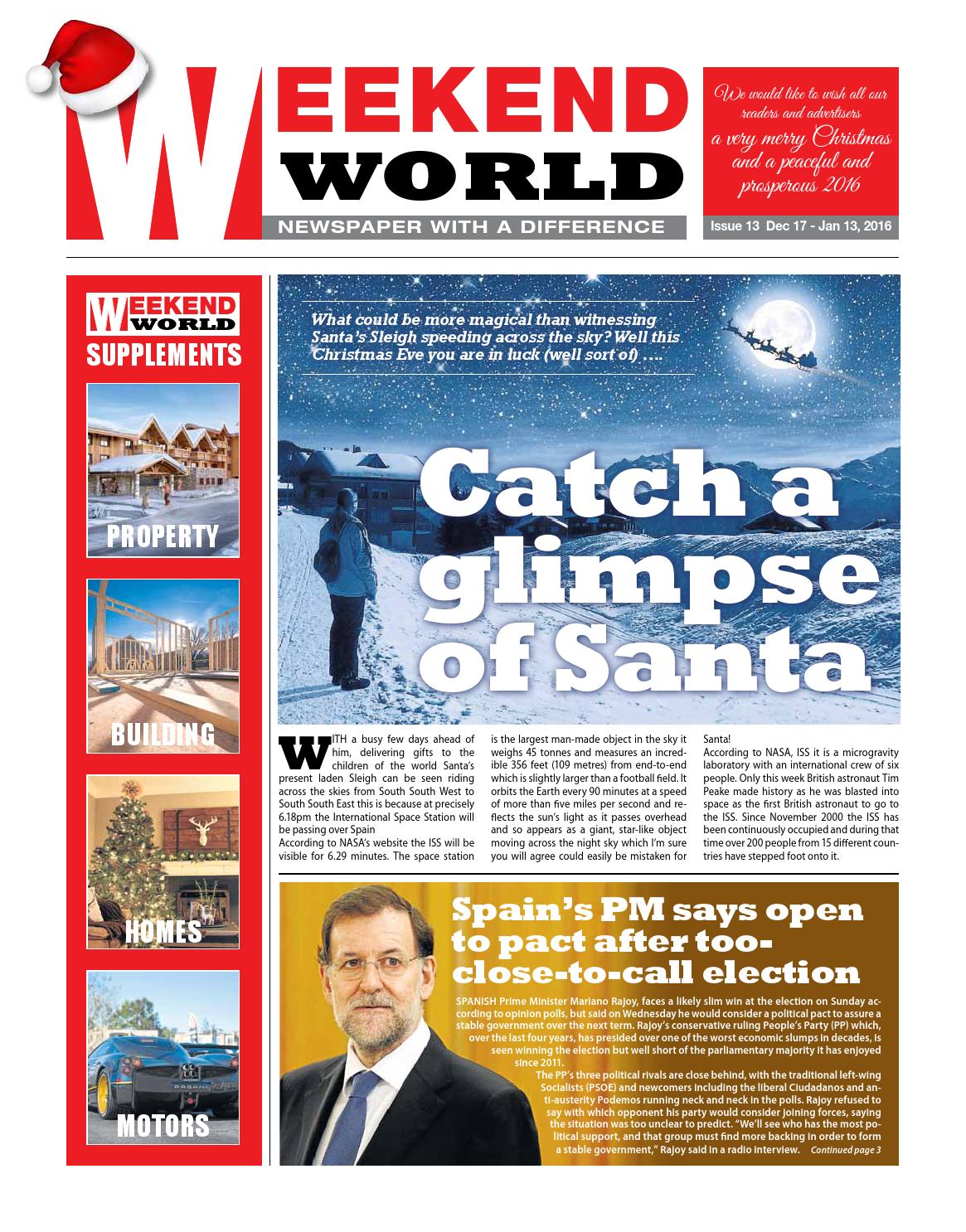 WEEKEND WORLD NEWSPAPER by ClearVision Marketing - Issuu