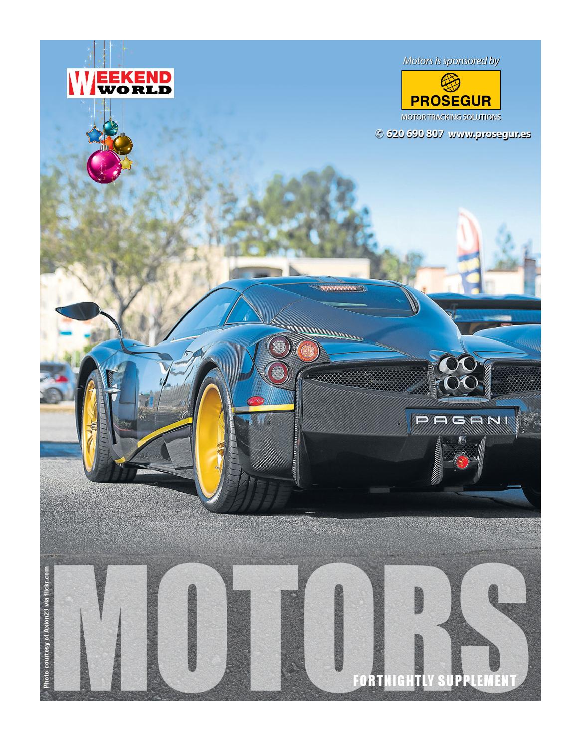 WEEKEND WORLD NEWSPAPER - MOTOR SUPPLEMENT by ClearVision Marketing - Issuu