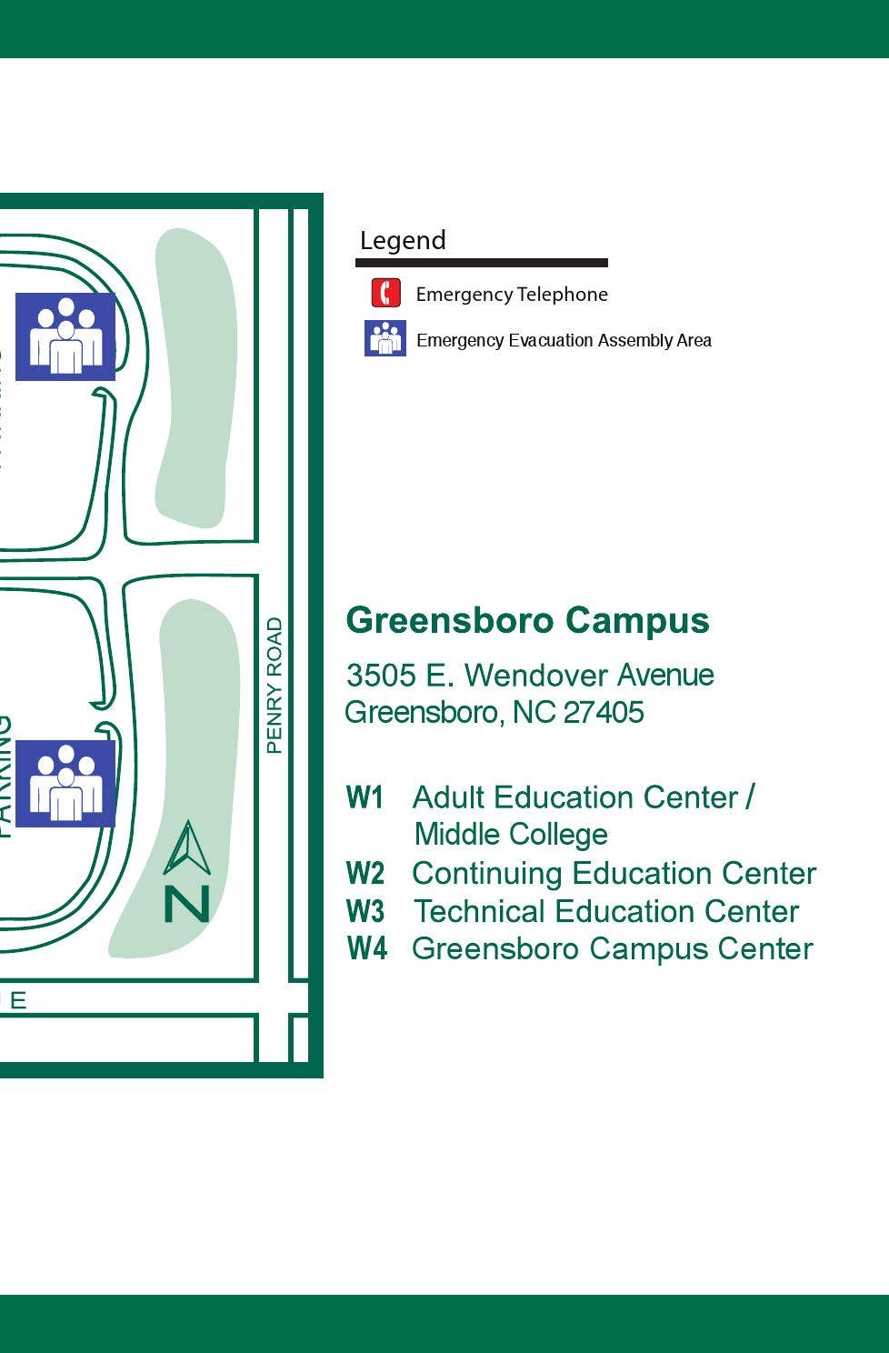 GTCC Campus Maps & Traffic Regulations by Guilford Technical Community ...