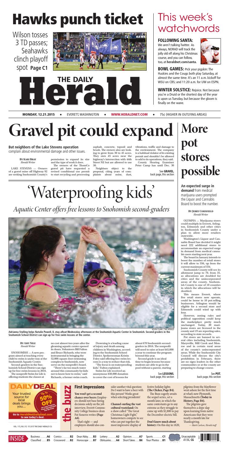 Everett Daily Herald, December 21, 2015 by Sound Publishing - Issuu