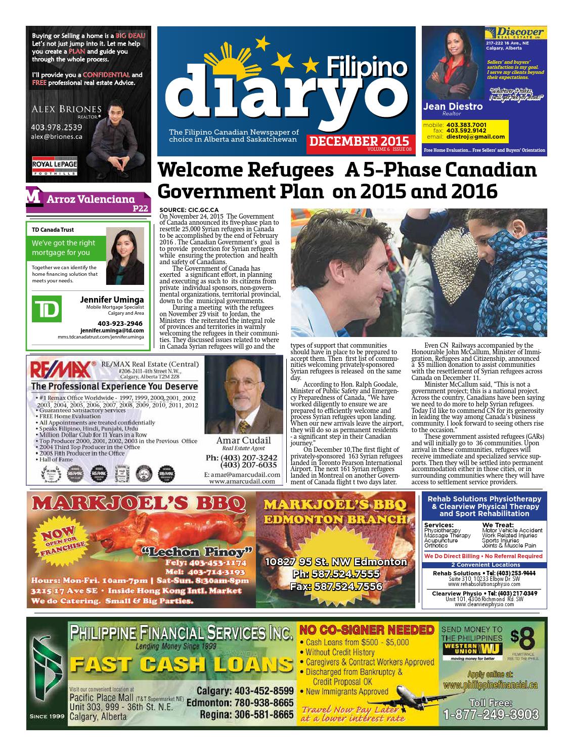 Diaryo Filipino December 2015 by Diaryo Alberta - Issuu