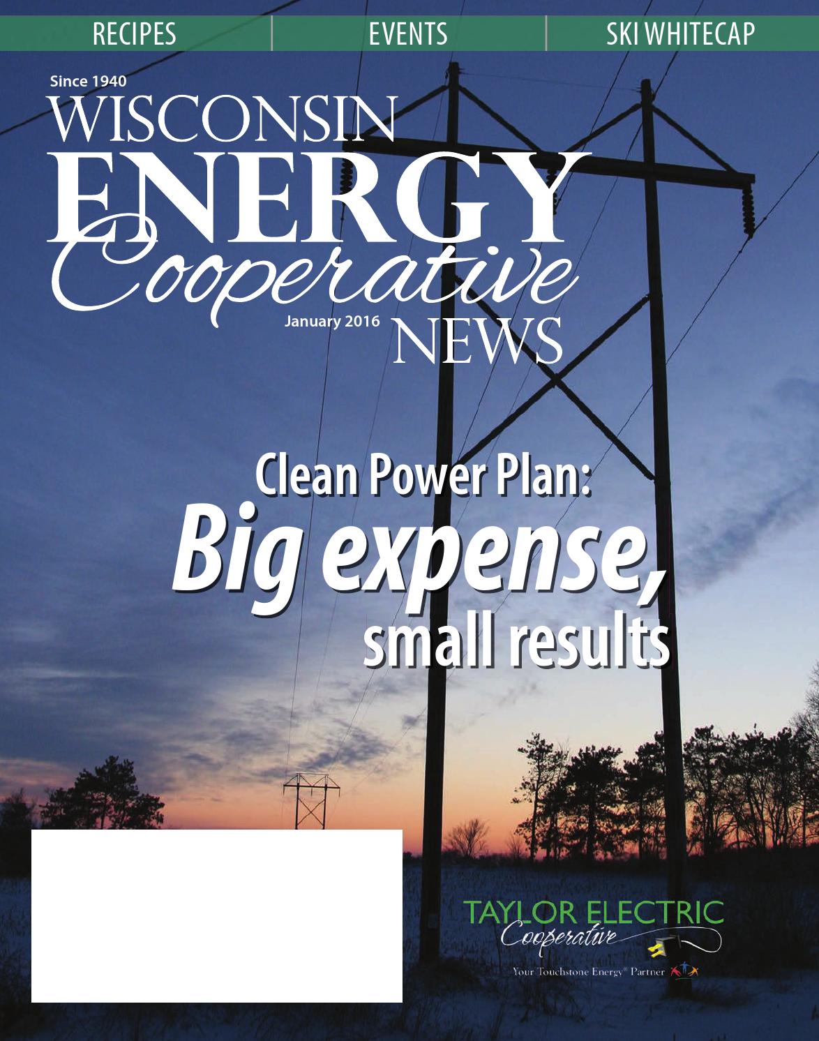 Wisconsin Energy Coop News January 2016 by American MainStreet ...