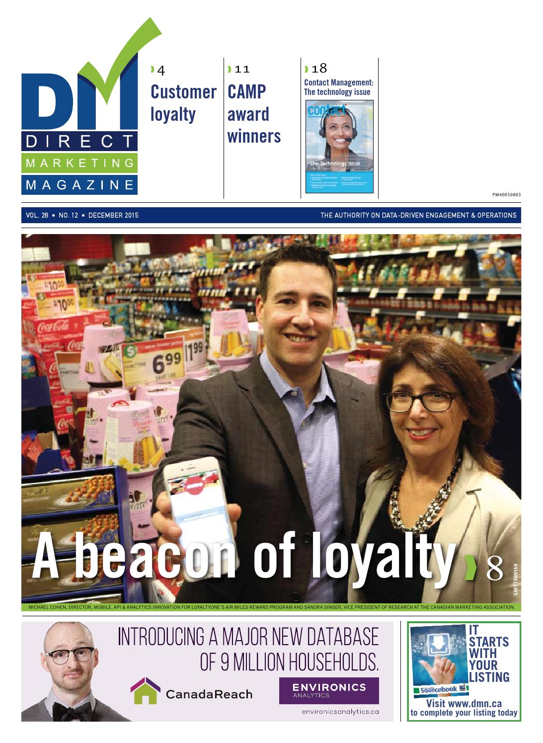 Direct Marketing Magazine December 2015 by Lloydmedia Inc - Issuu