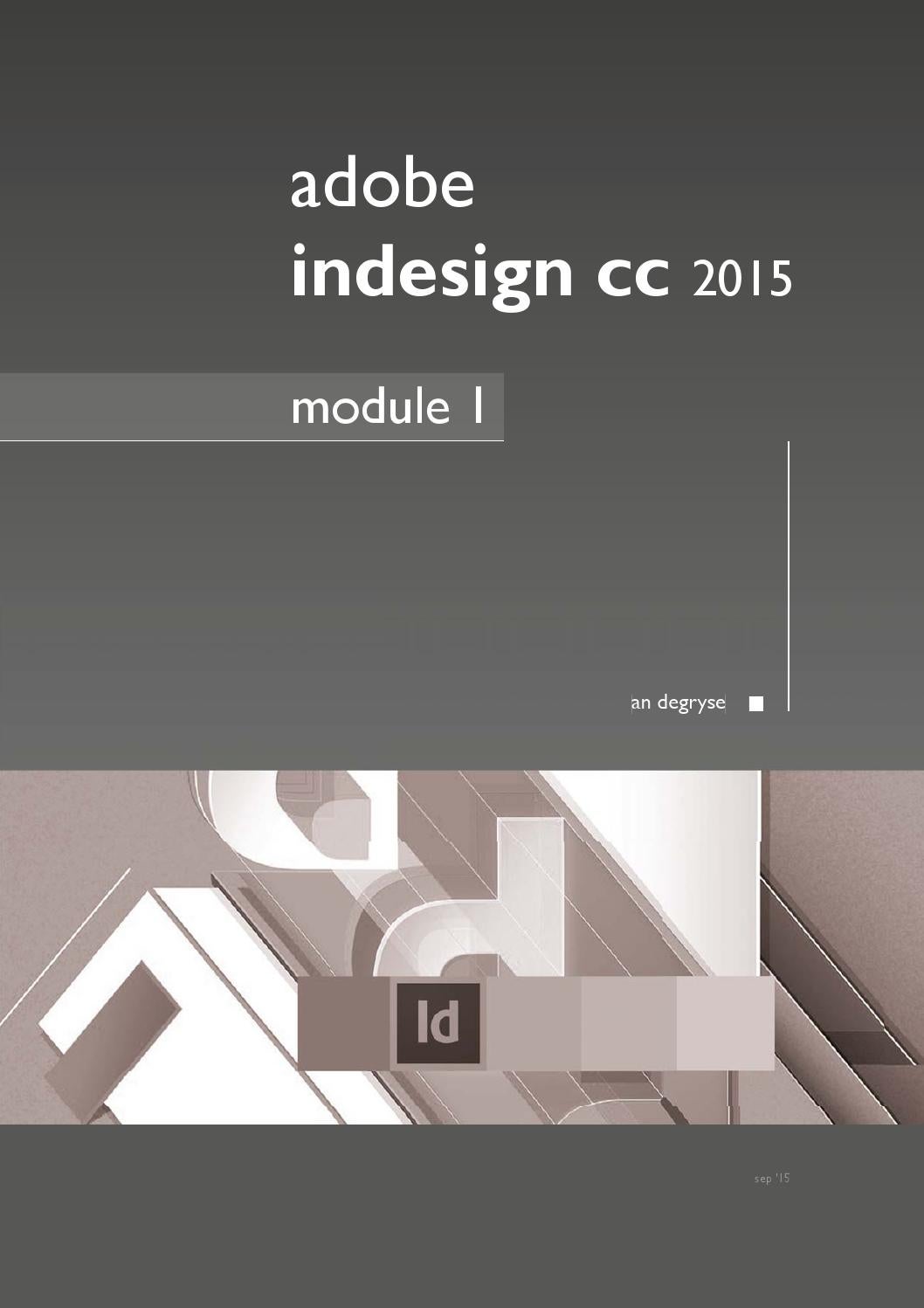 Degryse An - Adobe Indesign cc 2015 module 1 by Universitas - Issuu