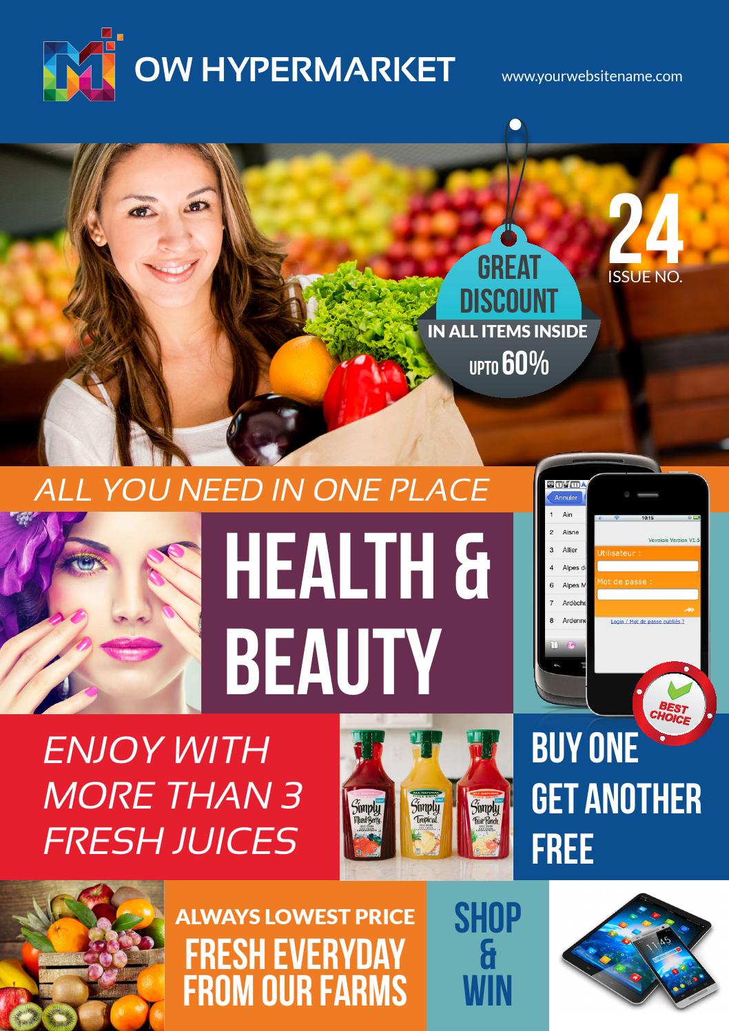 Supermarket products catalog brochure by OWPictures - Issuu