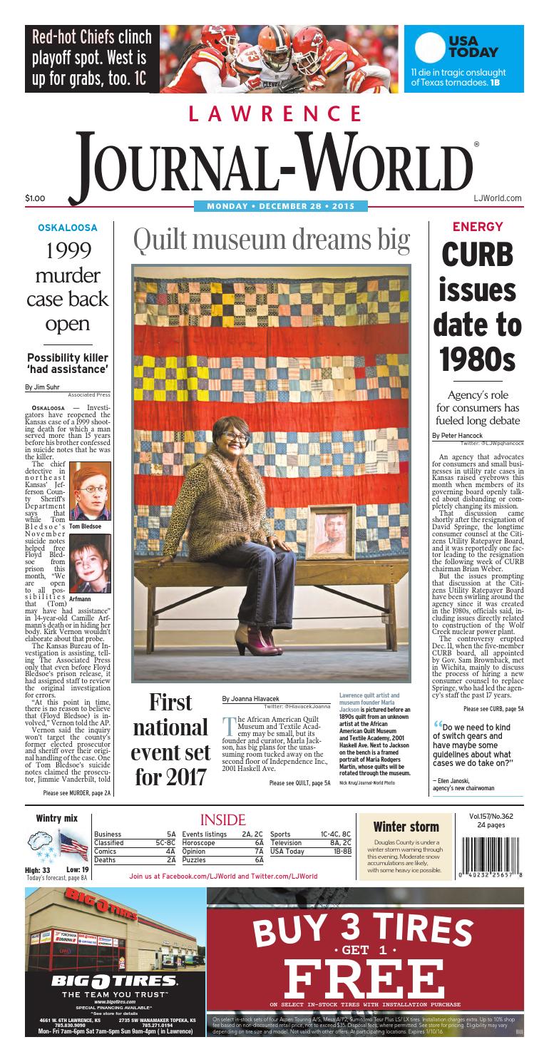 Lawrence Journal-World 12-28-2015 by Lawrence Journal-World - Issuu