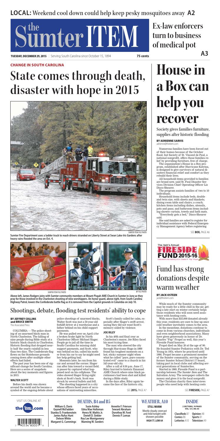 December 29, 2015 by The Sumter Item - Issuu