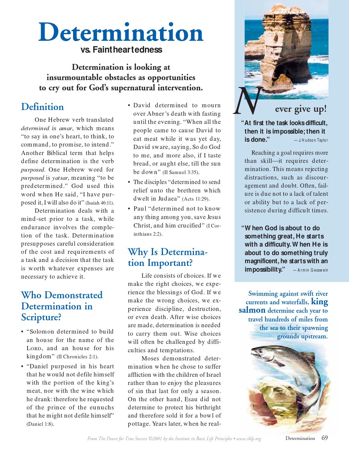 Determination by Institute in Basic Life Principles - Issuu