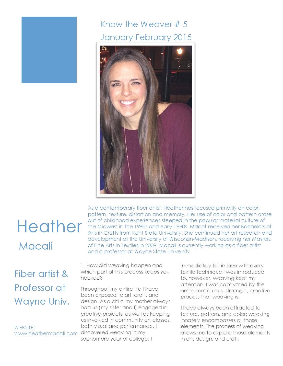 Heather Macali by Digital Weaving Norway - Issuu