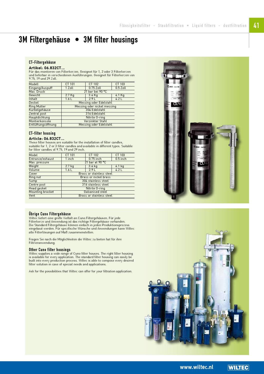 Wiltec Catalogus Filters & Cabine DU-ENG by Wiltec B.V. - Issuu