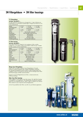 Wiltec Catalogus Filters & Cabine DU-ENG by Wiltec B.V. - Issuu