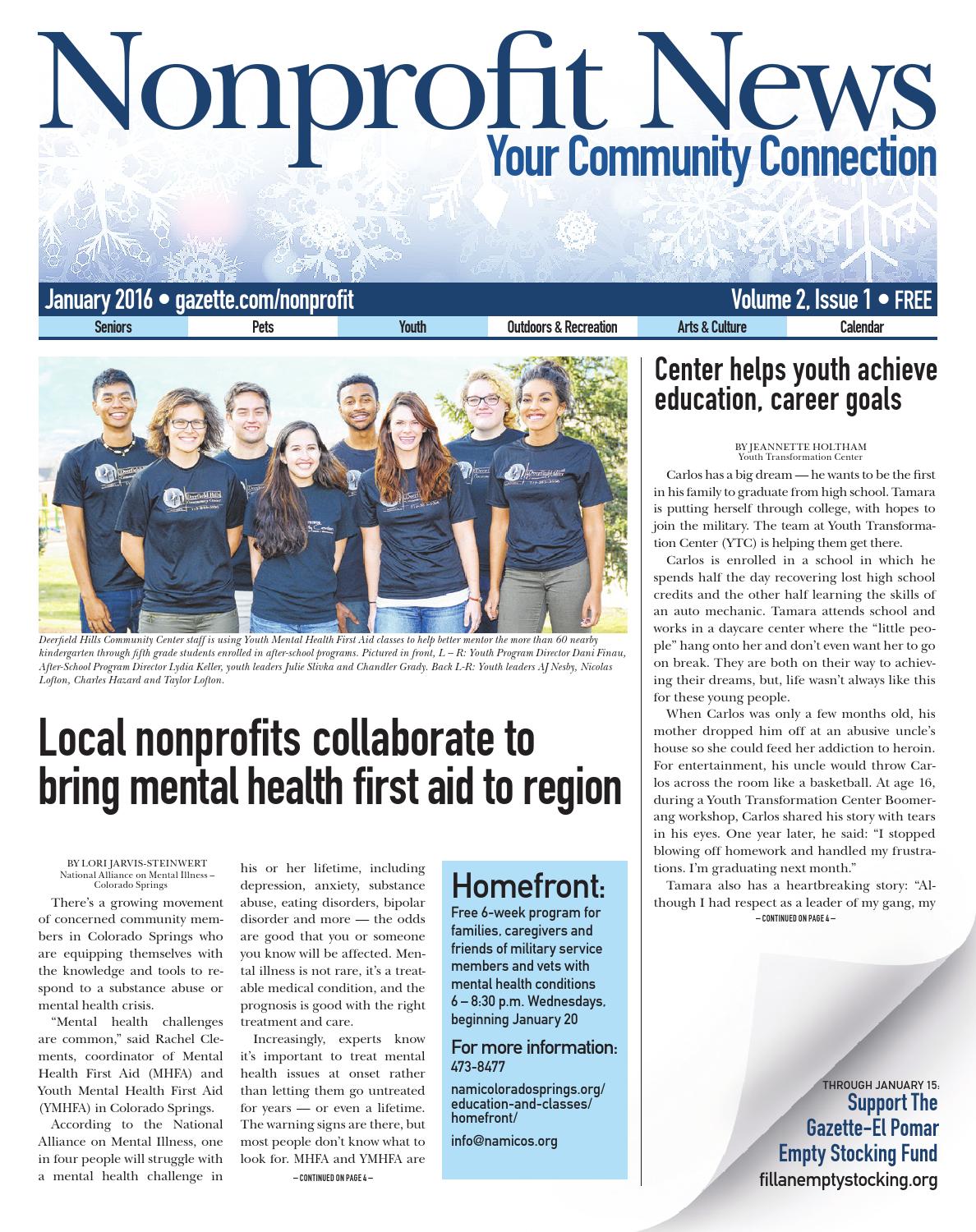 January 2016 Nonprofit News by Colorado Springs Gazette, LLC - Issuu