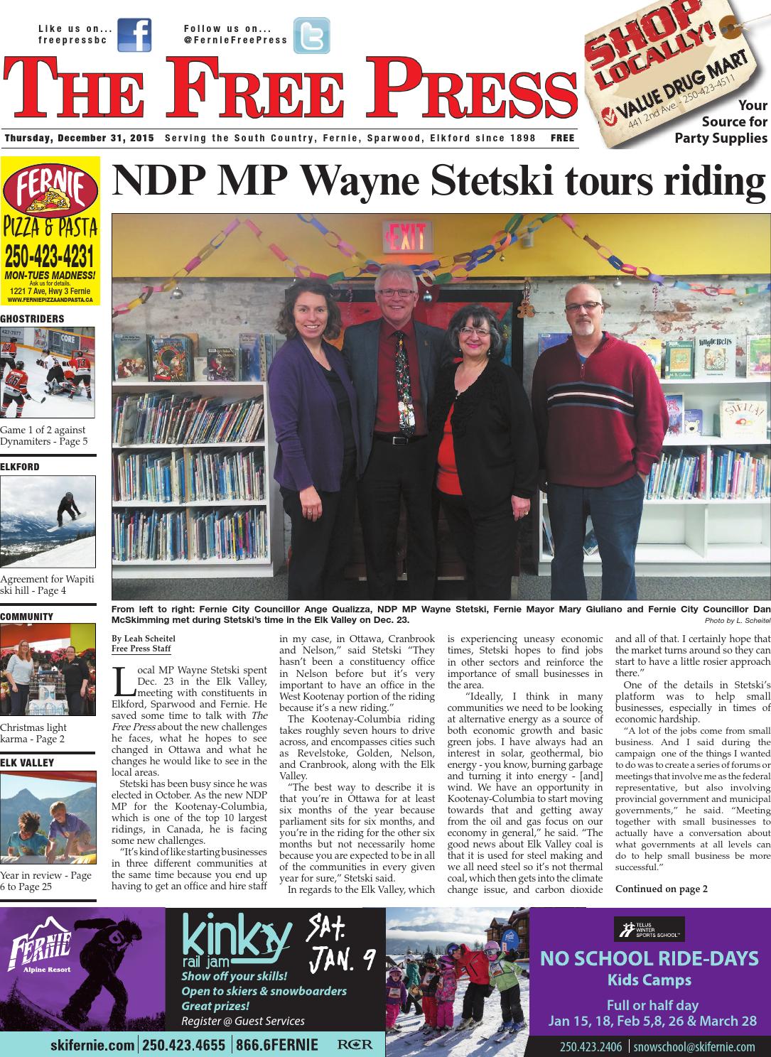 The Free Press, December 31, 2015 by Black Press Media Group - Issuu