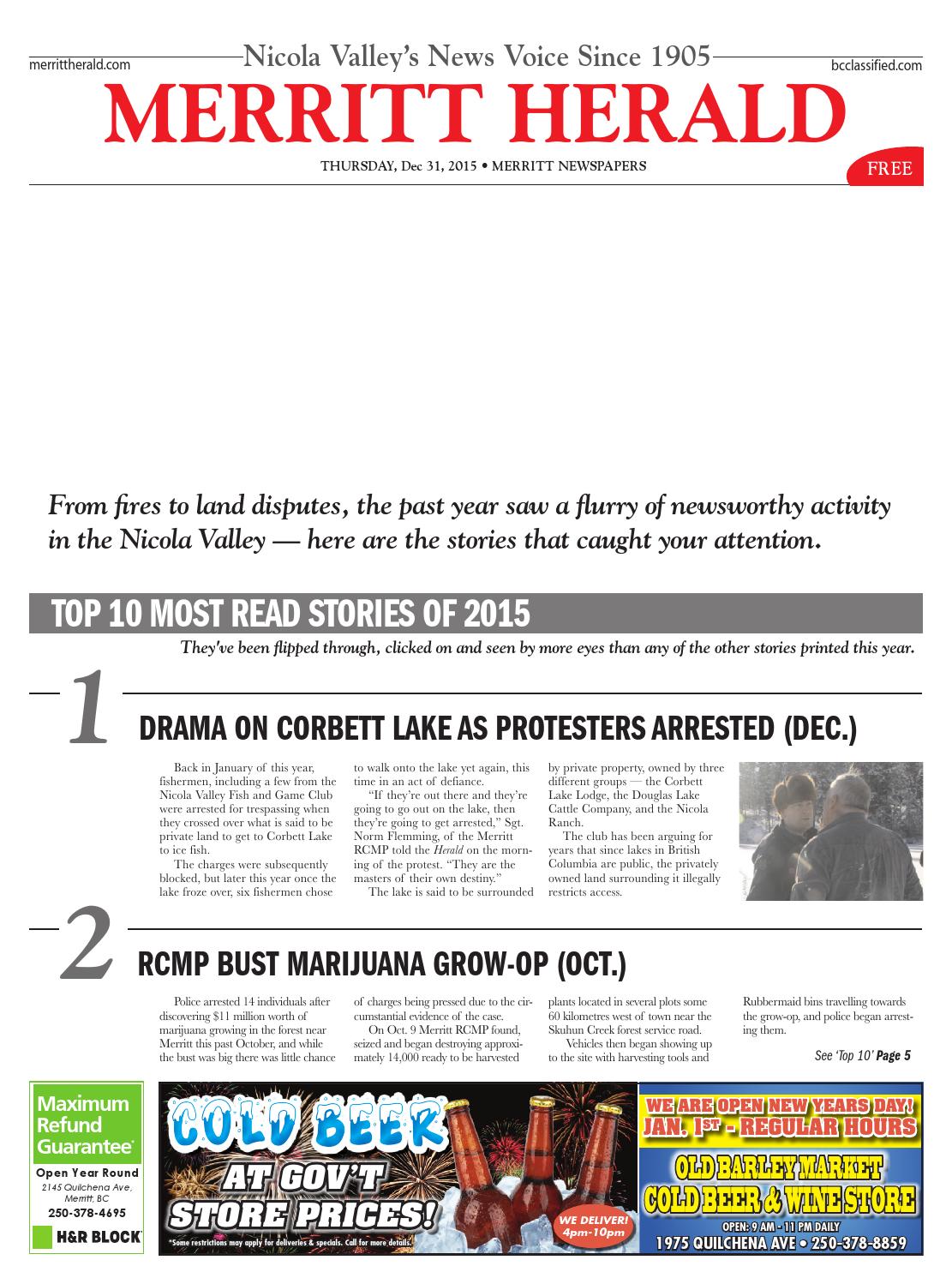 Merritt Herald, December 31, 2015 by Black Press Media Group - Issuu