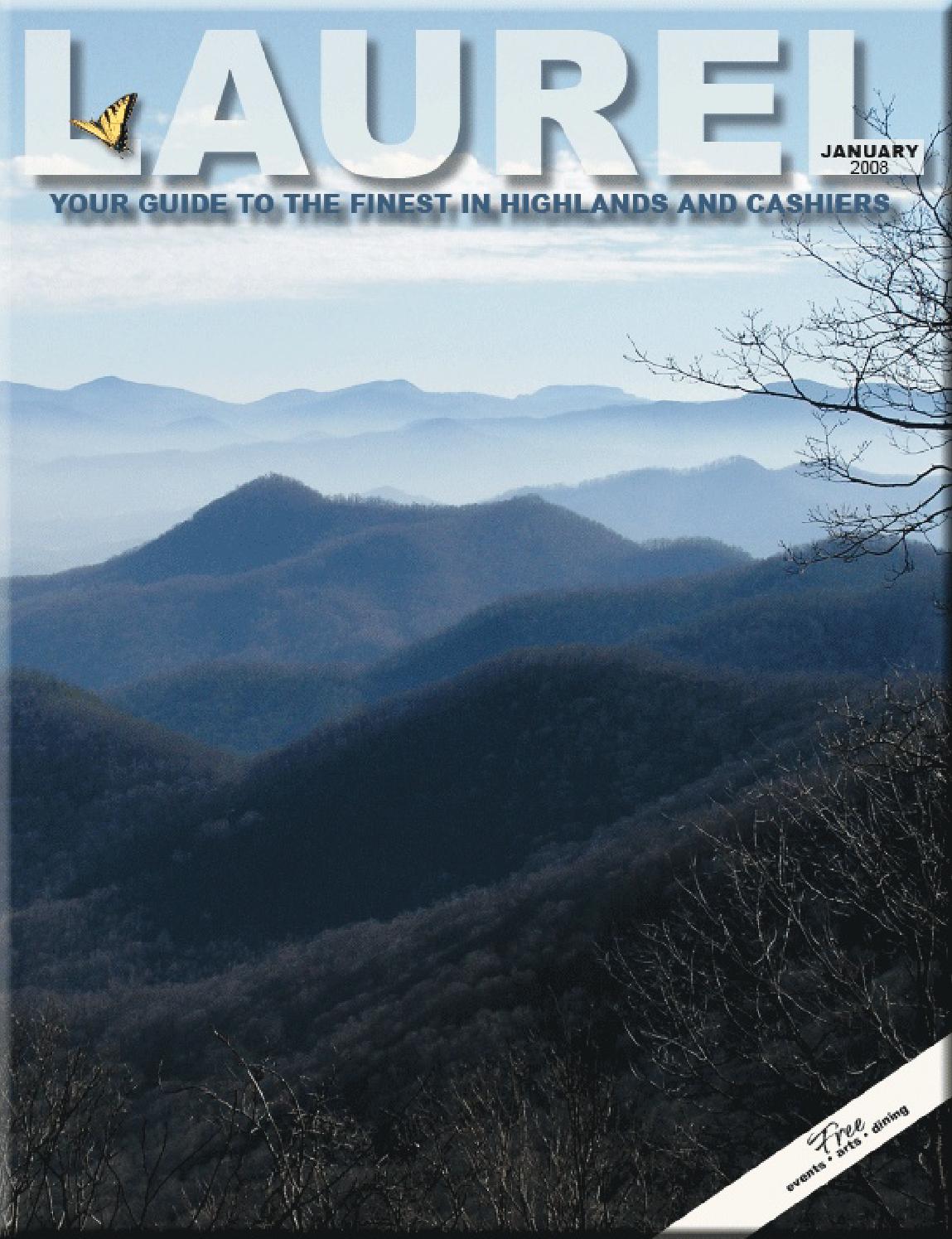 January 2008 laurel magazine by The Laurel Magazine of Highlands NC and ...