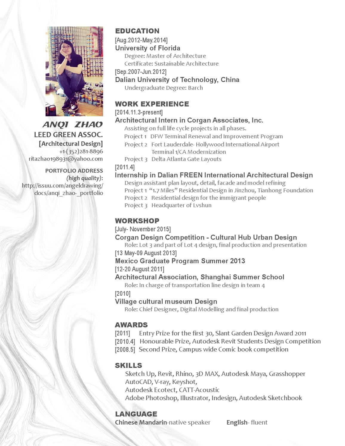 Anqi zhao resume by Rita - Issuu