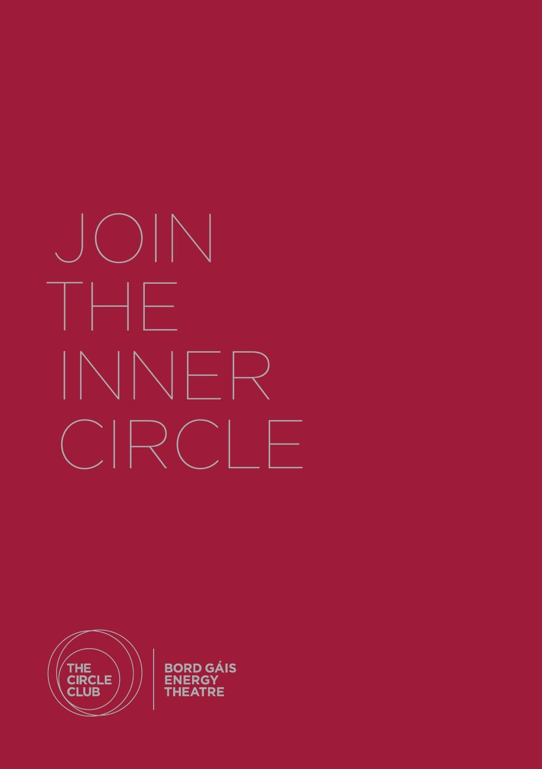 The Circle Club at Bord Gáis Energy Theatre by Bord Gáis Energy Theatre ...