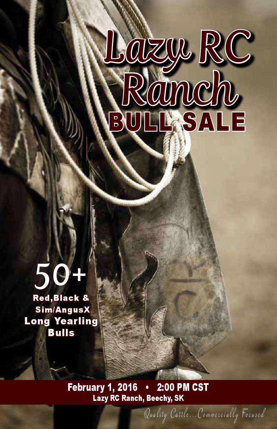 Lazy RC Bull Sale Catalogue 2016 by Livestock Media Plus - Issuu
