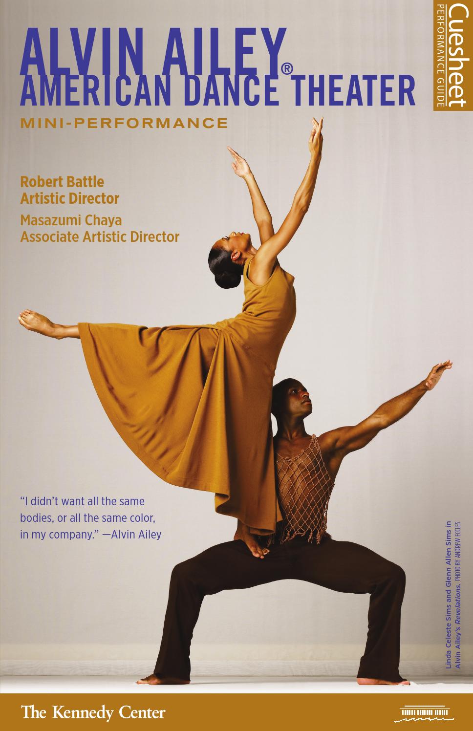 Alvin Ailey American Dance Theater: Mini Performance by Kennedy Center ...