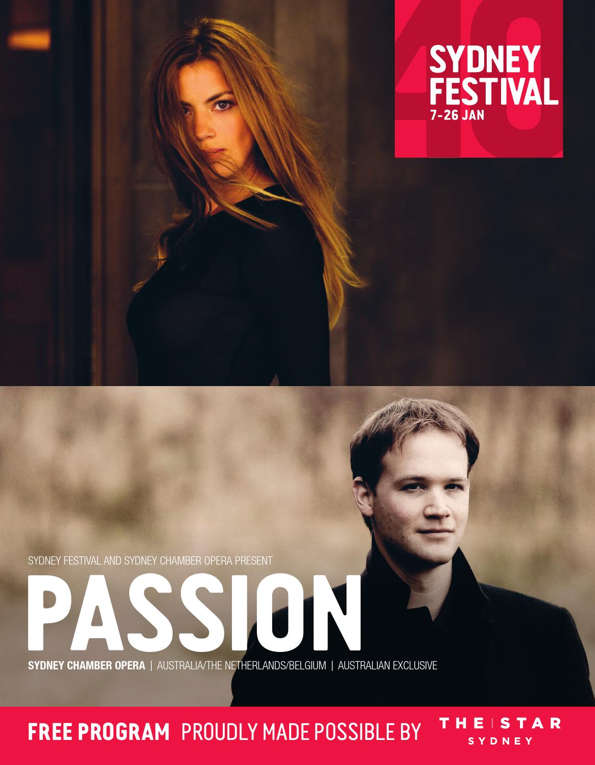 Passion Program by Sydney Festival - Issuu