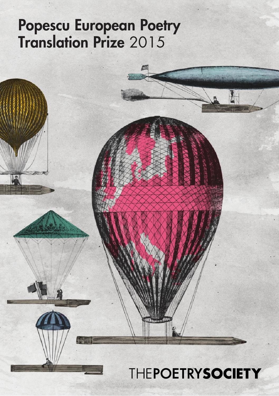 Popescu European Poetry Translation Prize 2015 Anthology by The Poetry ...