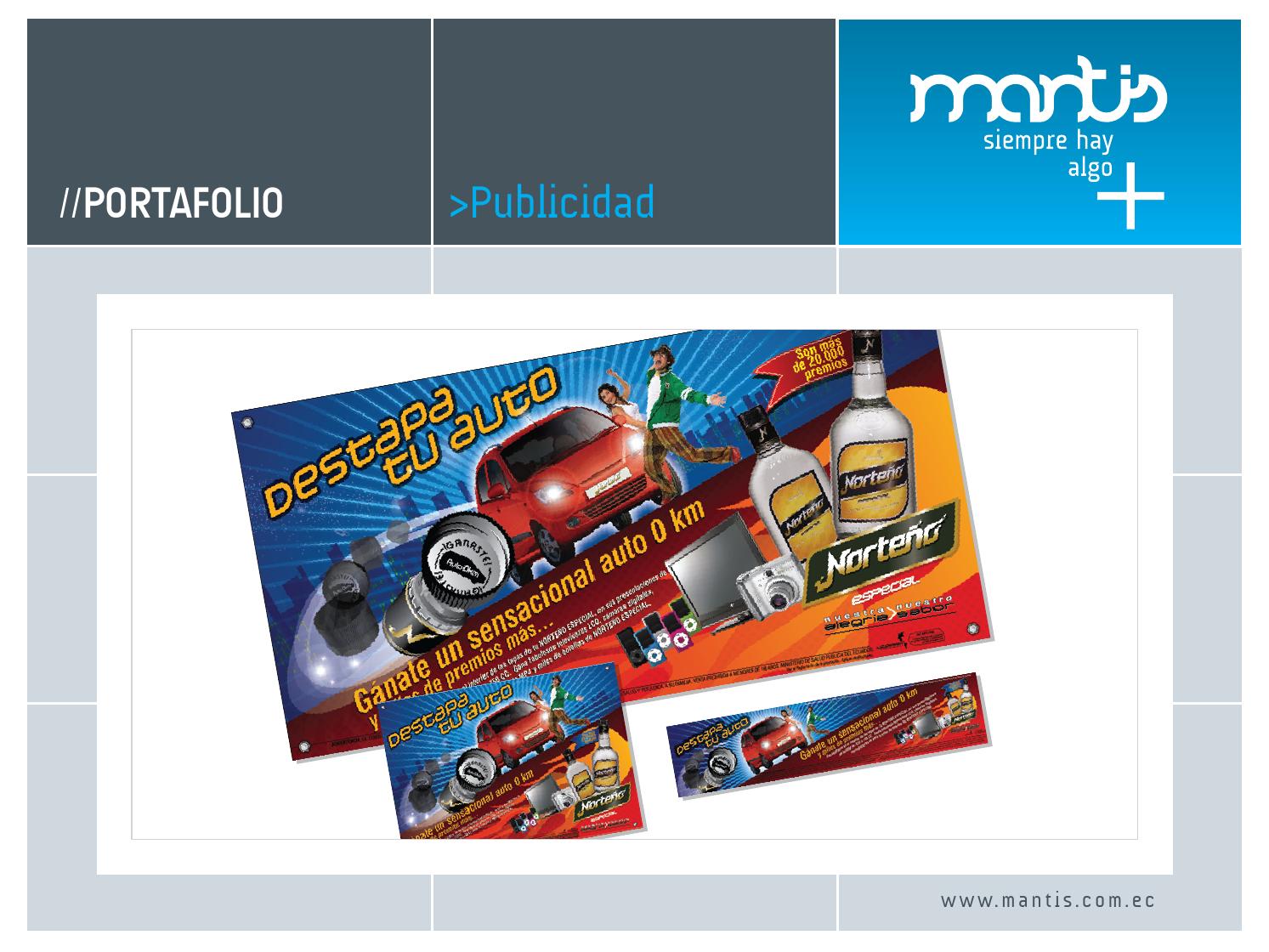 Mantis Creatividad Estratégica / PUBLICIDAD by Mantis Letras - Issuu