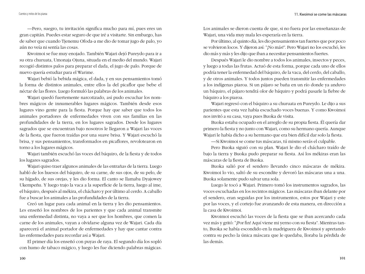 Cuentos y mitos de los Piaroas by La Tinta Invisible Editores - Issuu