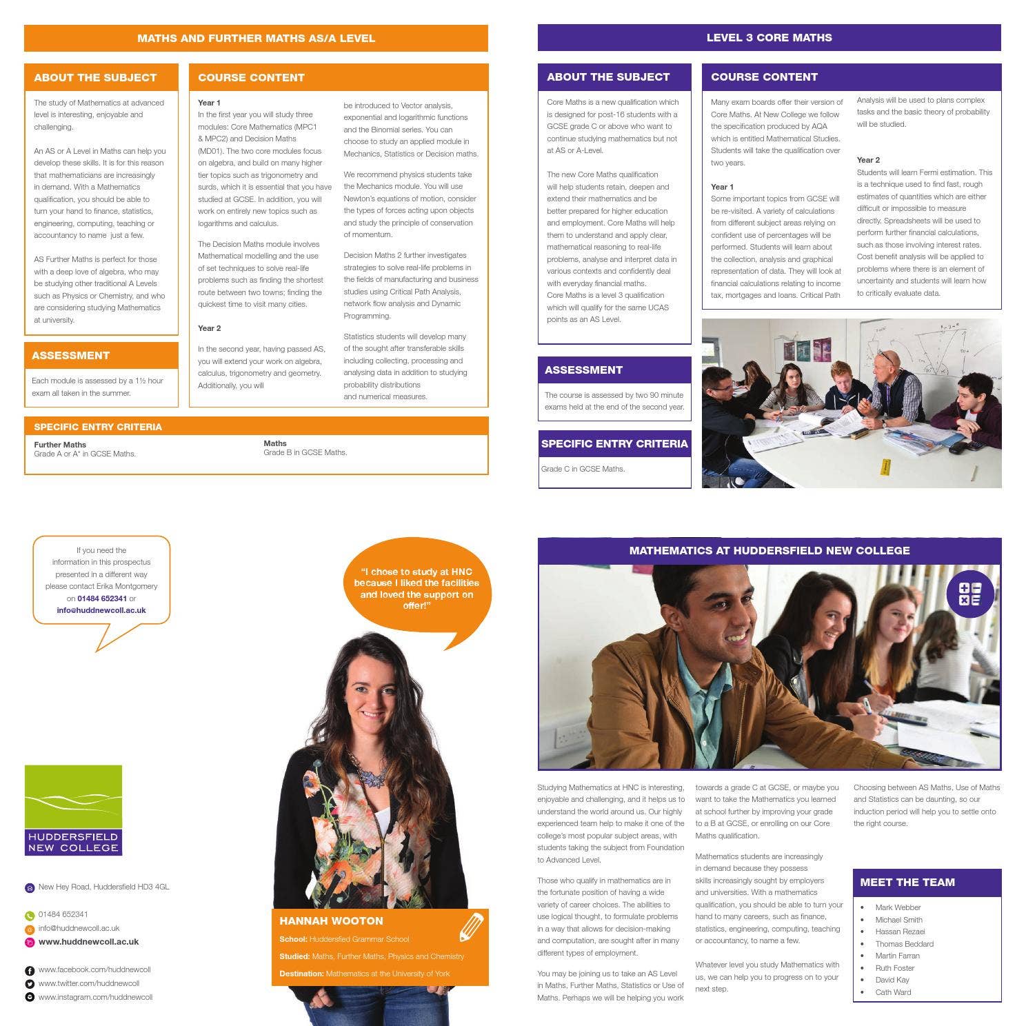 Maths Course Leaflet by Schudio - Issuu