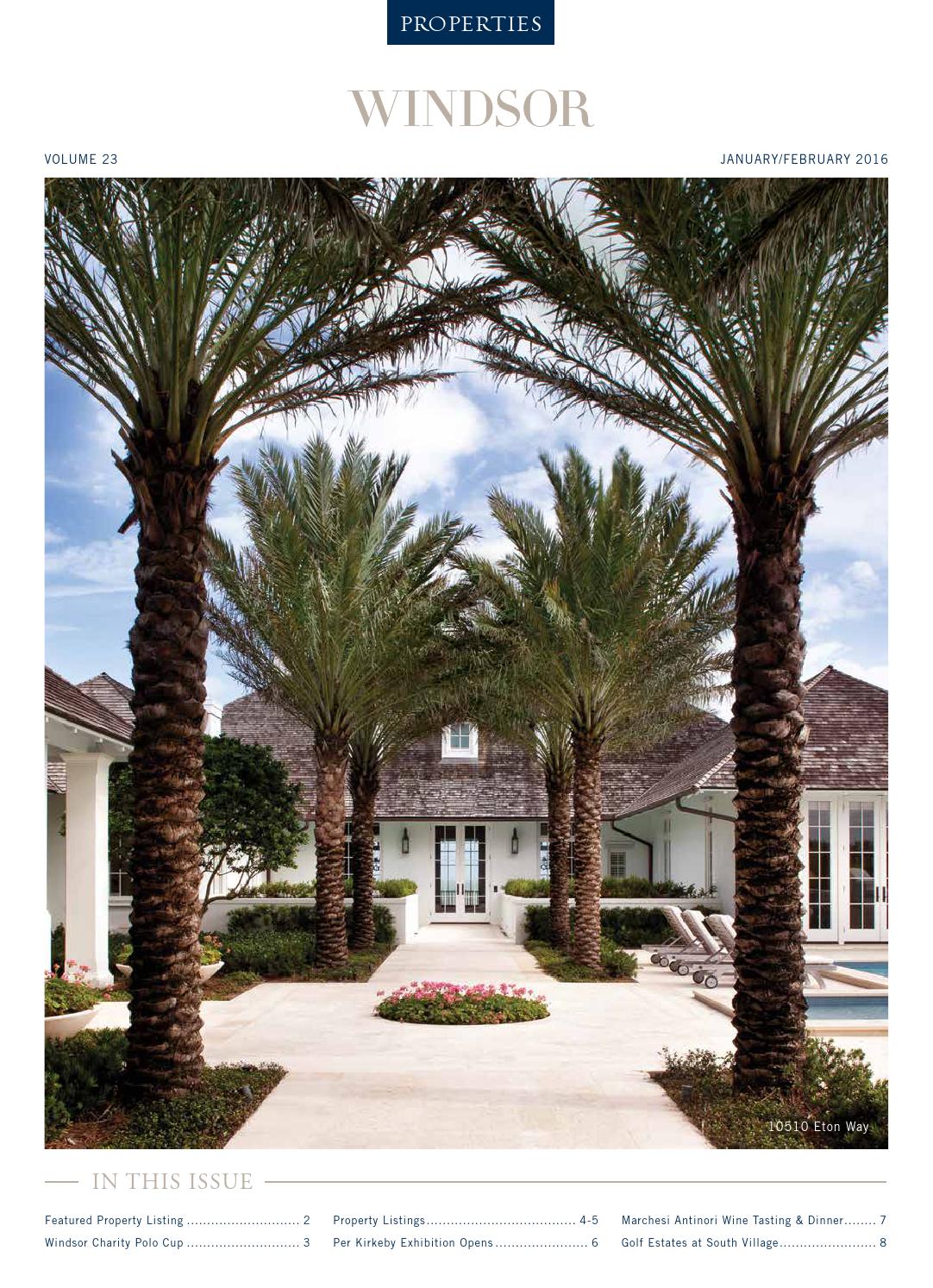 Windsor Properties Newsletter Jan-Feb 2016 by Windsor Properties - Issuu